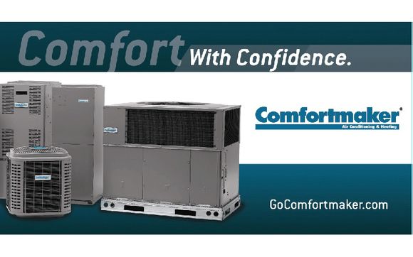 Comfortmaker furnaces and air conditioners by James Heating Cooling And ...