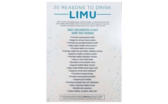 20 Reasons to Drink Limu by Carol Henderson in Amarillo, TX - Alignable