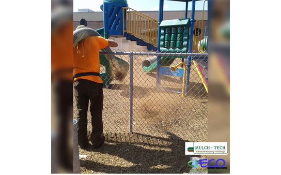 Playground Mulch Installation - Commercial by ECO Constructors LLC in Eureka, MO - Alignable