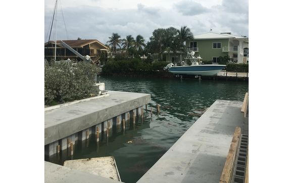 Timber-guard pilings by Island Marine Contractors Inc. in Islamorada ...