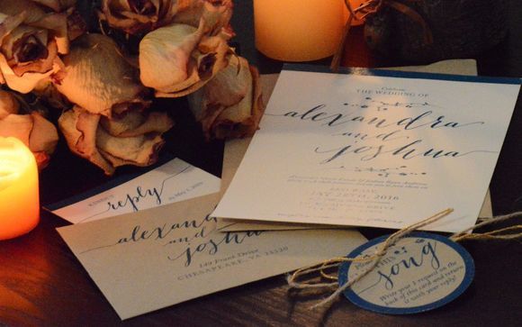 Wedding Invitation Design and More by Tara Perrone Design in Virginia ...
