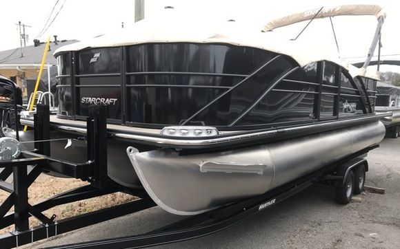 Starcraft SLS3 Tri-toon Pontoon with a 150HP Yamaha 4 stroke by Calico ...