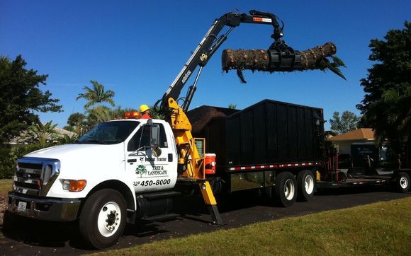 Grapple Truck Services by Bobcat Tractor Tree & Landscaping Eager ...