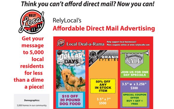 RelyLocal Direct Mail Program by RelyLocal in Mount Pleasant, WI ...