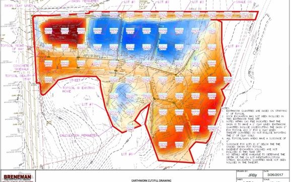 Cut/Fill Analysis by Breneman Site Construction Services in Lancaster ...