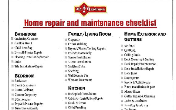 Handyman Repair and Maintenance Needs by Mr. Handyman Serving Brentwood ...