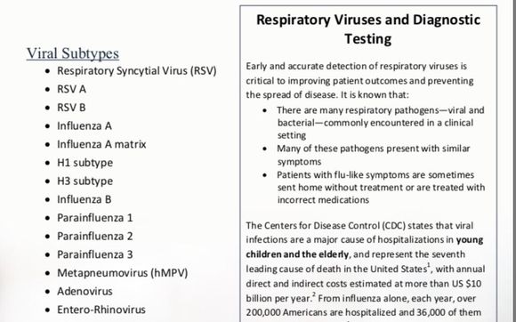 Respiratory Viral Panel (RVP) by Medical Labs Unlimited in Boynton ...