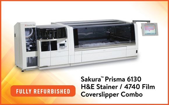 Sakura™ Prisma 6130 H&E Stainer / 4740 Film Coverslipper Combo by ...