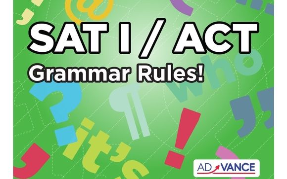 AdVANCE SAT I / ACT Grammar Rules! Concept Cards by AdVANCE Test Prep ...