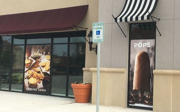 Storefront Glass vinyl printing and installation by Logo Sign Shop in ...