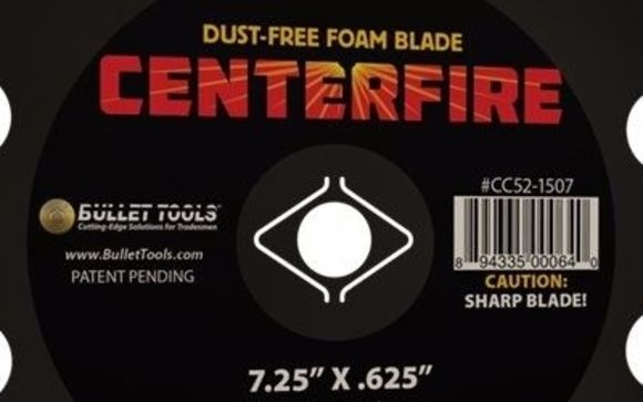 The 7.25 in. CenterFire Foam Blade cleanly slices EPS and XPS and ...