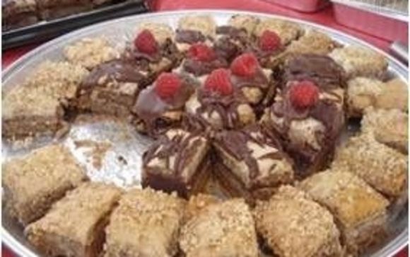 Greek Pastries; Baklava & Chocolate Baklava, Spanikopita, Greek Lasagna ...