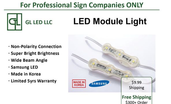 LED Module for Professional Sign Companies by GL LED US LIGHTING in ...