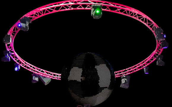 Custom Lighting, Trusses & Disco Balls by Shock Trampoline Parks ...