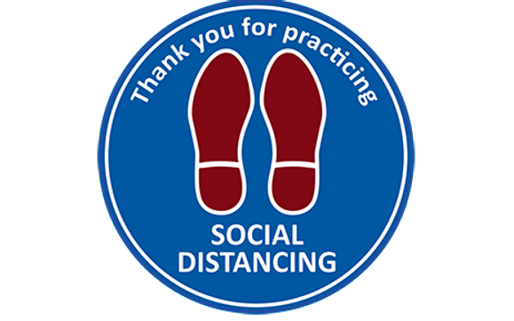 Physical Distancing signage by Metrographics in Charlotte, NC - Alignable