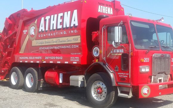 trash and recycling removal services by Athena Contracting Inc. in ...