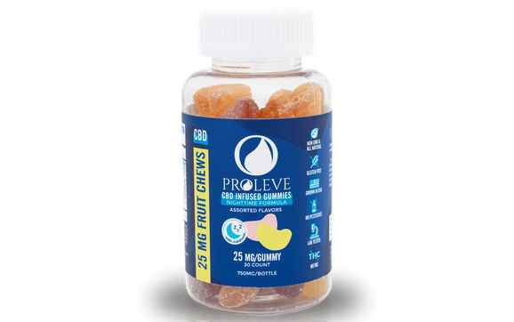 Proleve 25mg CBD PM Gummy 30 Pack by CBD American Shaman of Las Colinas ...