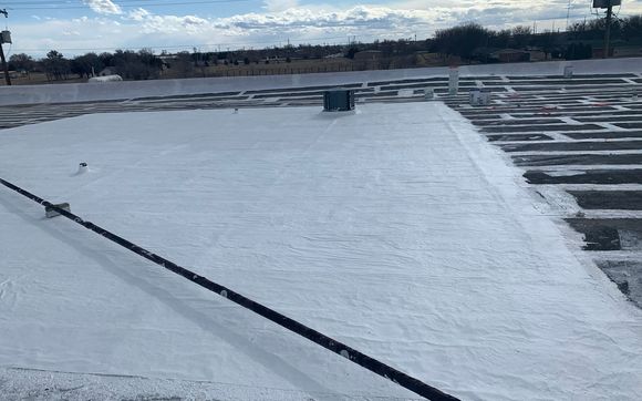 900 sq of flat roof a great project and very very happy customer by ...