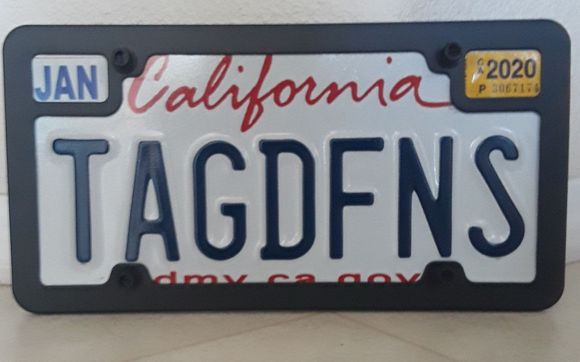 Tag Defense Security License Plate Frame by James Sanchez Design in San ...