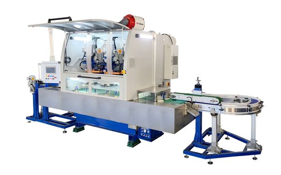Flat PT400 Deburring Machine with Auto Turning System by Promax Smart ...