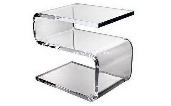 Z shape acrylic side coffee table by Sunday Knight Ltd in Los Angeles ...