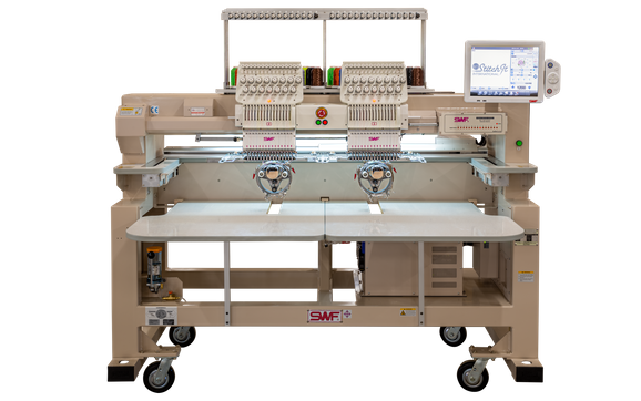 SWF KS-UK1502-45 - Two-Head Embroidery Machine by Stitch It ...