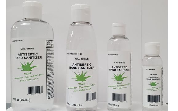 Cal-Shine Antiseptic Hand Sanitizer by California Shine Construction ...