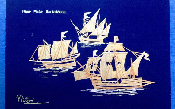 Columbus tallshp Nina, Pinta & Santa Maria by Rice Straw Museum in ...