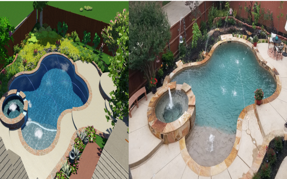 3D design renderings and Fly-over animation by Pool & Outdoor Living ...