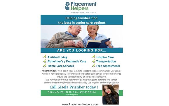 Assisted Living & Board and Care Placement by Placement Helpers in Long ...