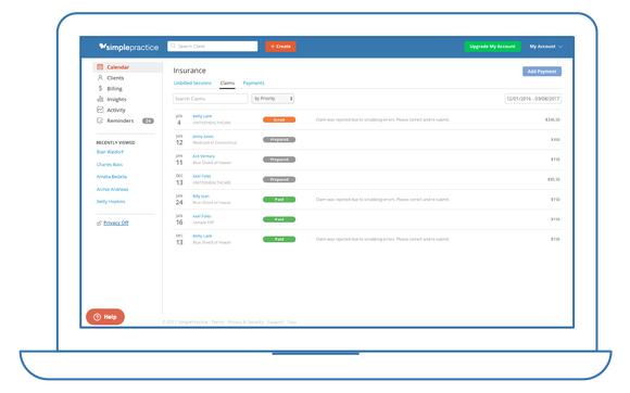 Simple Practice Online Client Portal by Adekoya Hospice & Comfort Care ...