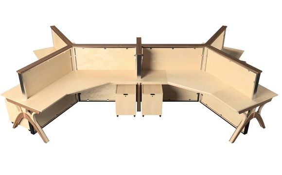 Commercial office furniture by Wood Cubicles Manufacturing Facility in ...