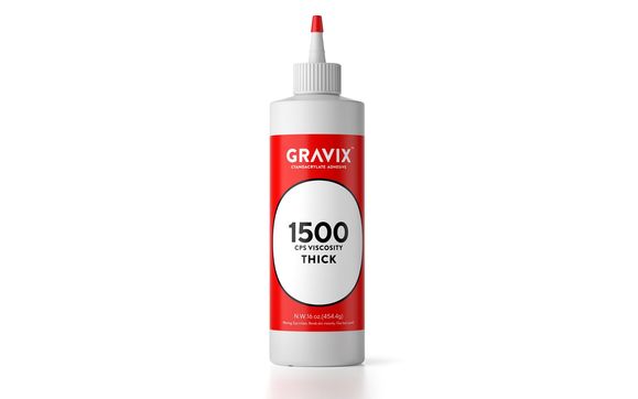 Gravix Pro Line - Super Large 16 OZ (453-gram) Bottle with Protective Cap - Thick 1500 CPS ...