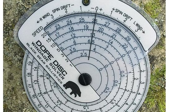 Dope Disc Ballistic Calculator www.dopedisc.com by Black Bear ...