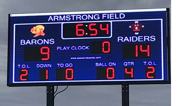 5 mm Sports score clock and video board by All Things LED MFG INC. in ...