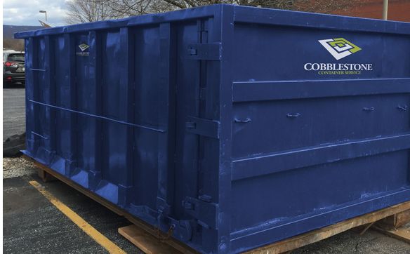 10 yd open top container by Cobblestone Waste Management in West ...