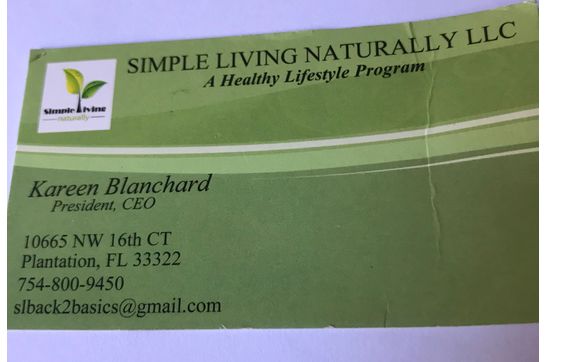 A Healthy Lifestyle Program by Simple Living Naturally in Thomasville ...