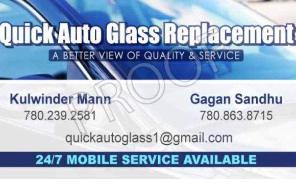 Windshield replacement by Quick Auto Glass Replacement in Edmonton, AB ...