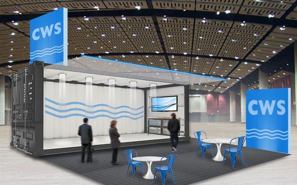 Shipping Container Trade Show Booth Mockup by Revolution Ink in ...