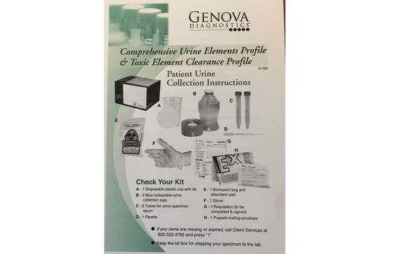 Genova Diagnostics Comprehensive Urine Elements Profile Screening by ...