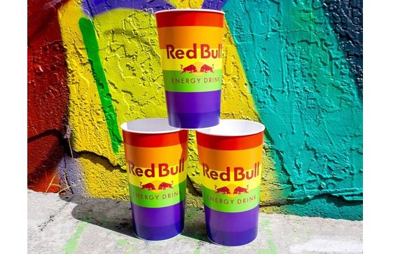 Cups made for Red Bull in honor of Pride Week by Sobe Promos in Miami ...