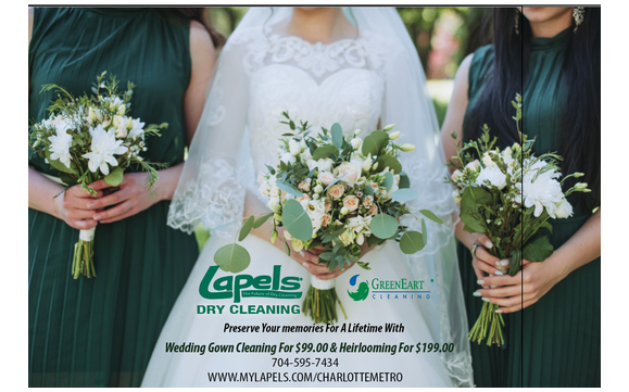 Lapels 100% green earth no chemical dry cleaner by Charlotte Green in ...