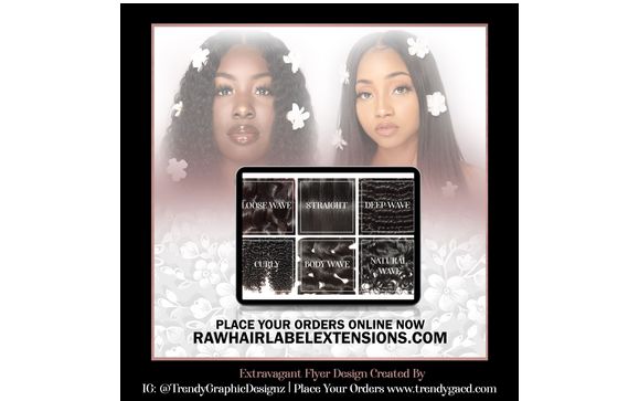 Extravagant flyer design by Trendy graphic and custom designz in ...