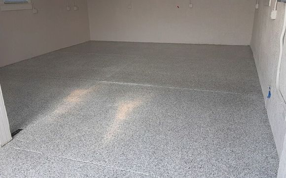 Finished Full flake system by Unique Floor Coating Systems in Largo, FL ...