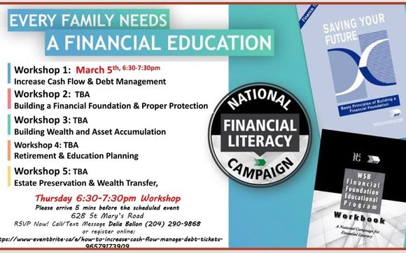 Financial Education Workshop-Increase Cashflow & Debt Management by ...