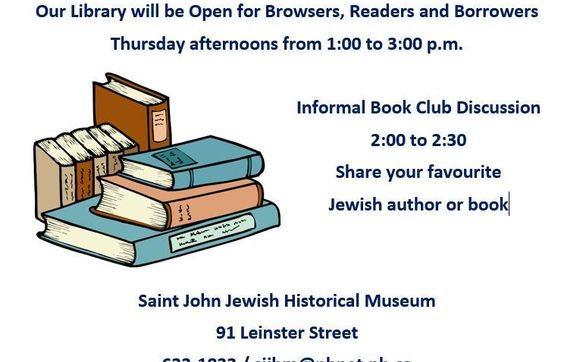 Jewish Museum Library by Saint John Jewish Historical Museum in Saint ...