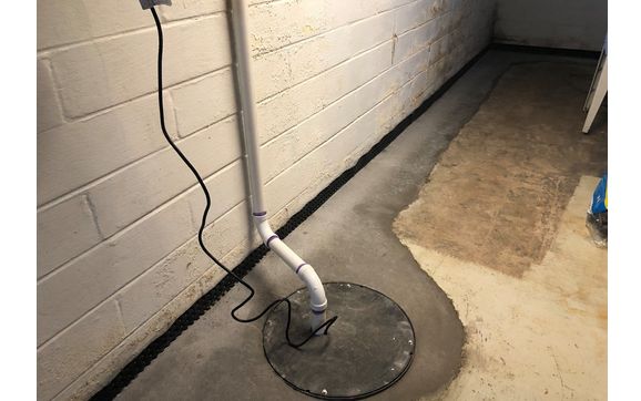 Interior Drain Tile Sump Pump System by Affordable Egress Windows ...