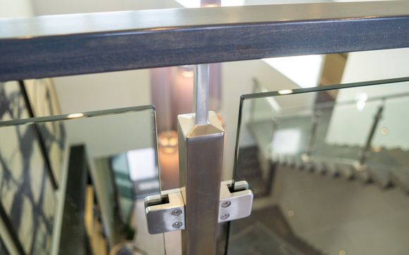 Glass Standoffs (adjustable) by Q-railing in Tustin, CA - Alignable
