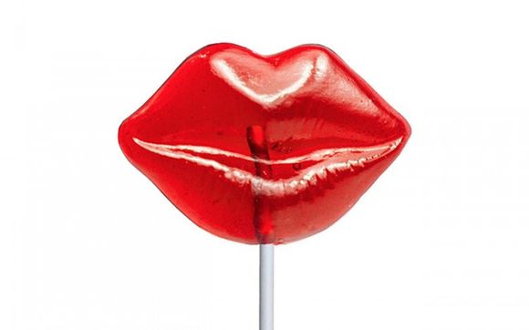 Cherry Red Lips Lollipop 1 oz.: 12 Count by Candy Kids International ...
