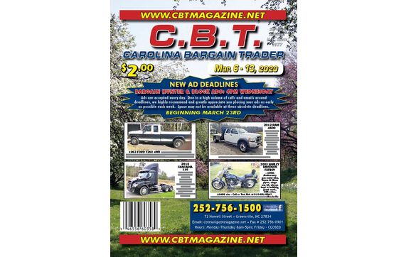 Carolina Bargain Trader Magazine - Greenville, NC - Alignable